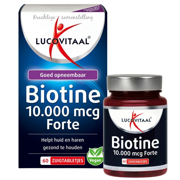 Biotine 10.000 mcg Forte 60 zuigtabletten – Healthy Flex N.V.